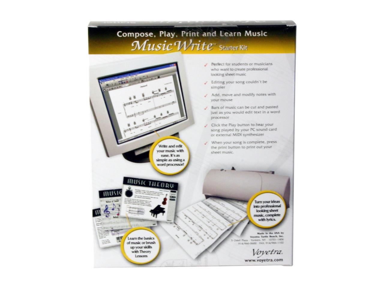 Voyetra Music Write Starter Kit - Newegg.com