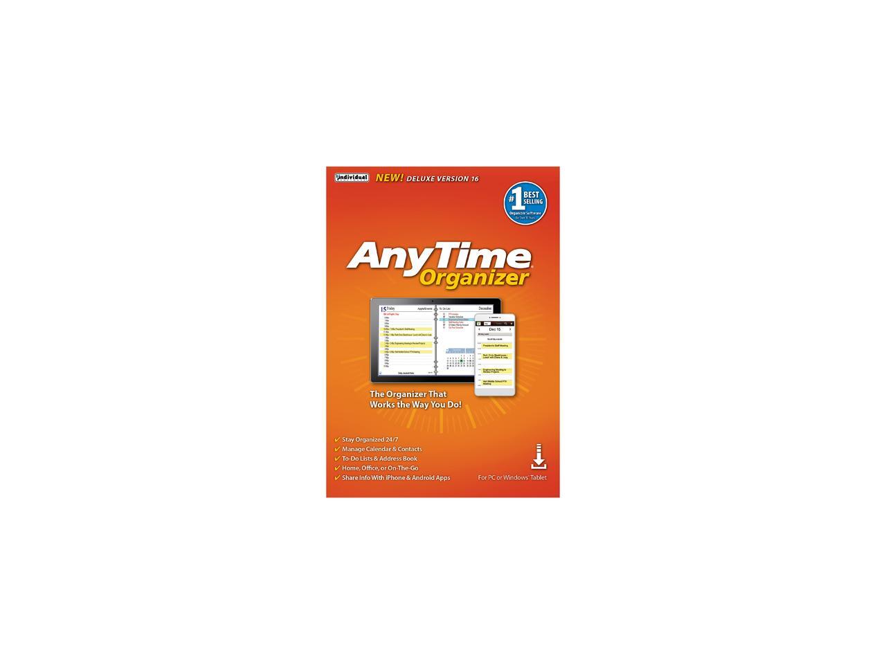 Individual Software AnyTime Organizer Deluxe 16 - Download - Newegg.com