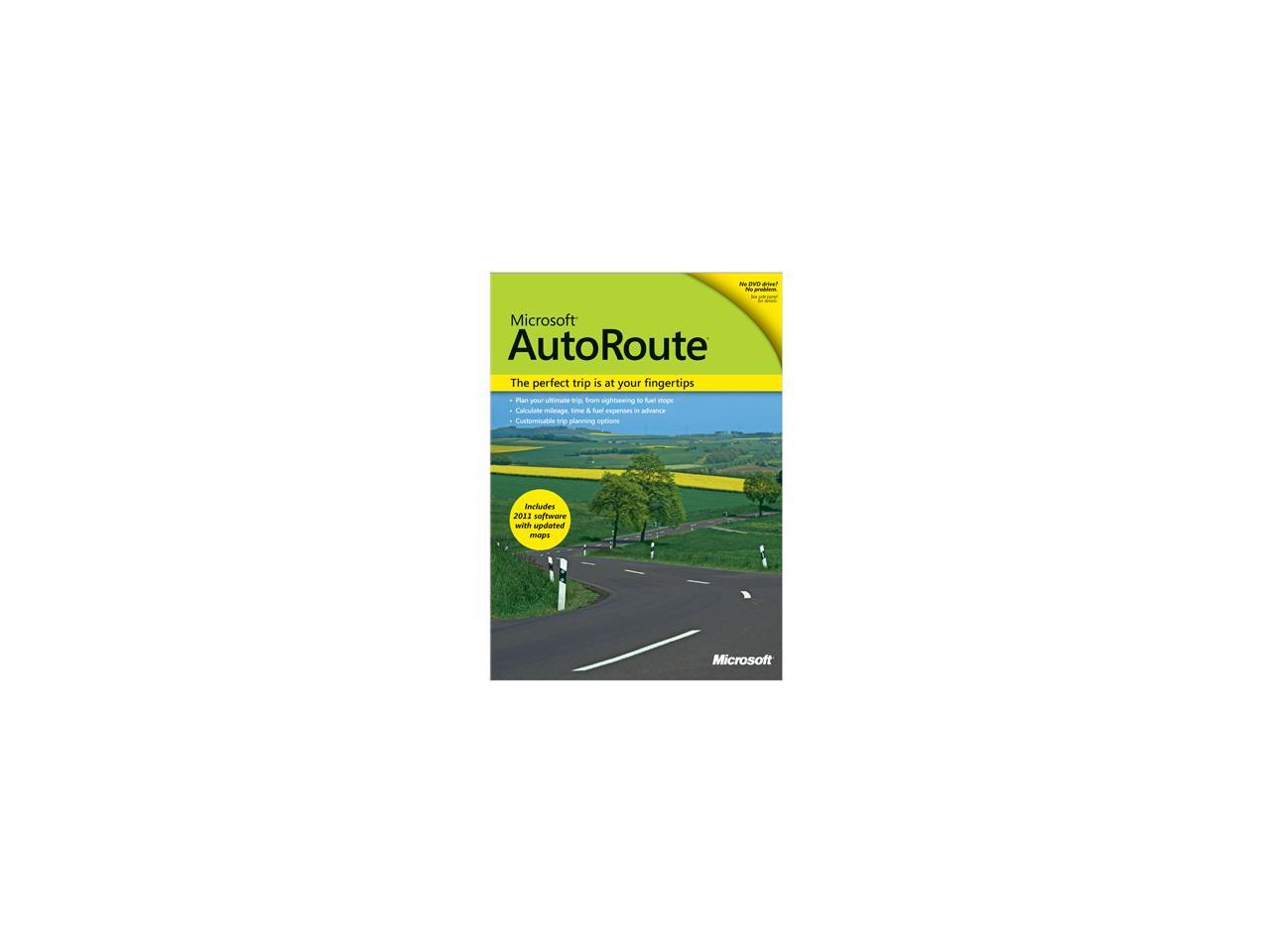 Microsoft AutoRoute Intl North America & Euro Only 2013 - Newegg.com