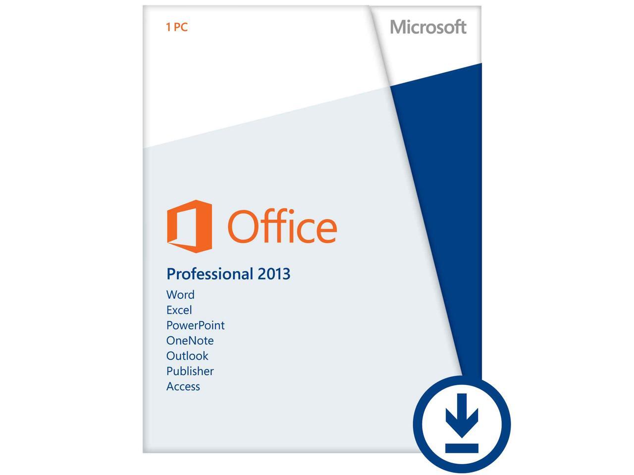 Microsoft Office Professional 2013 - Download - Newegg.com