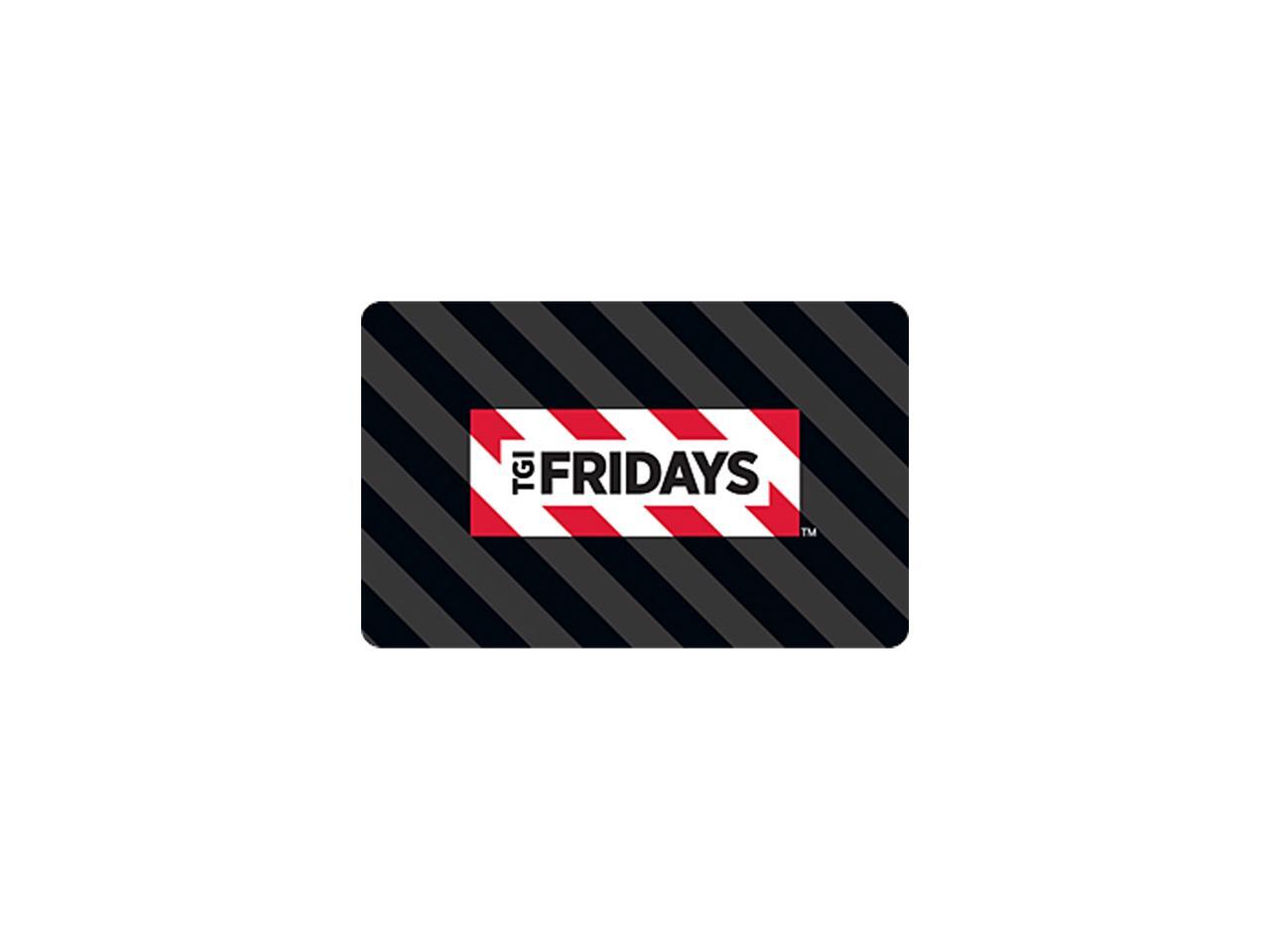 TGI Fridays $50 Gift Card (Email Delivery) - Newegg.com