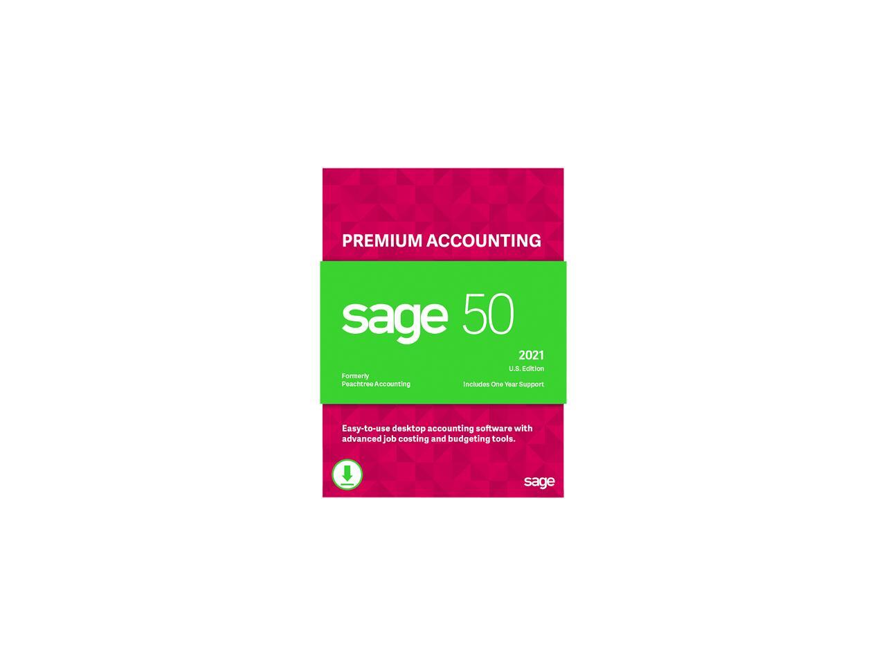 Sage 50 Premium Accounting 2021 - 1 User Download - Newegg.com