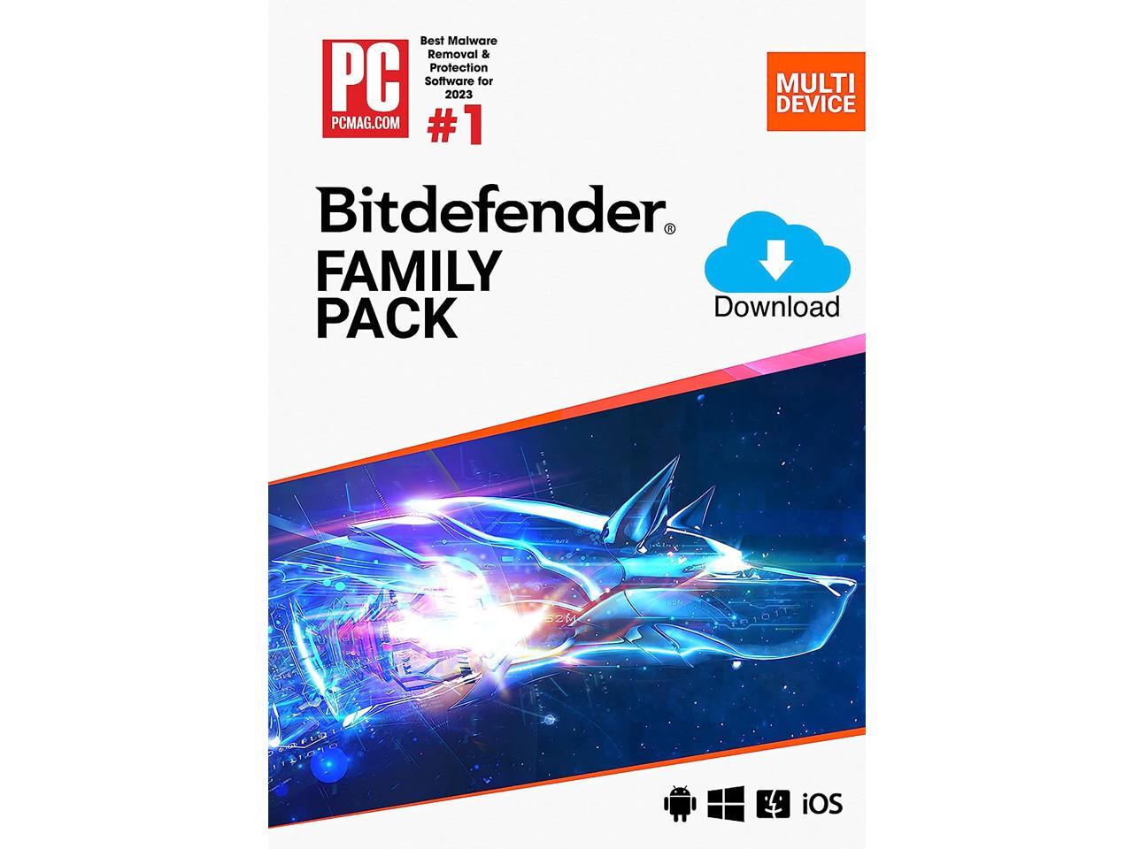 Bitdefender Family Pack 2020 - 1 Year - Download - Newegg.com