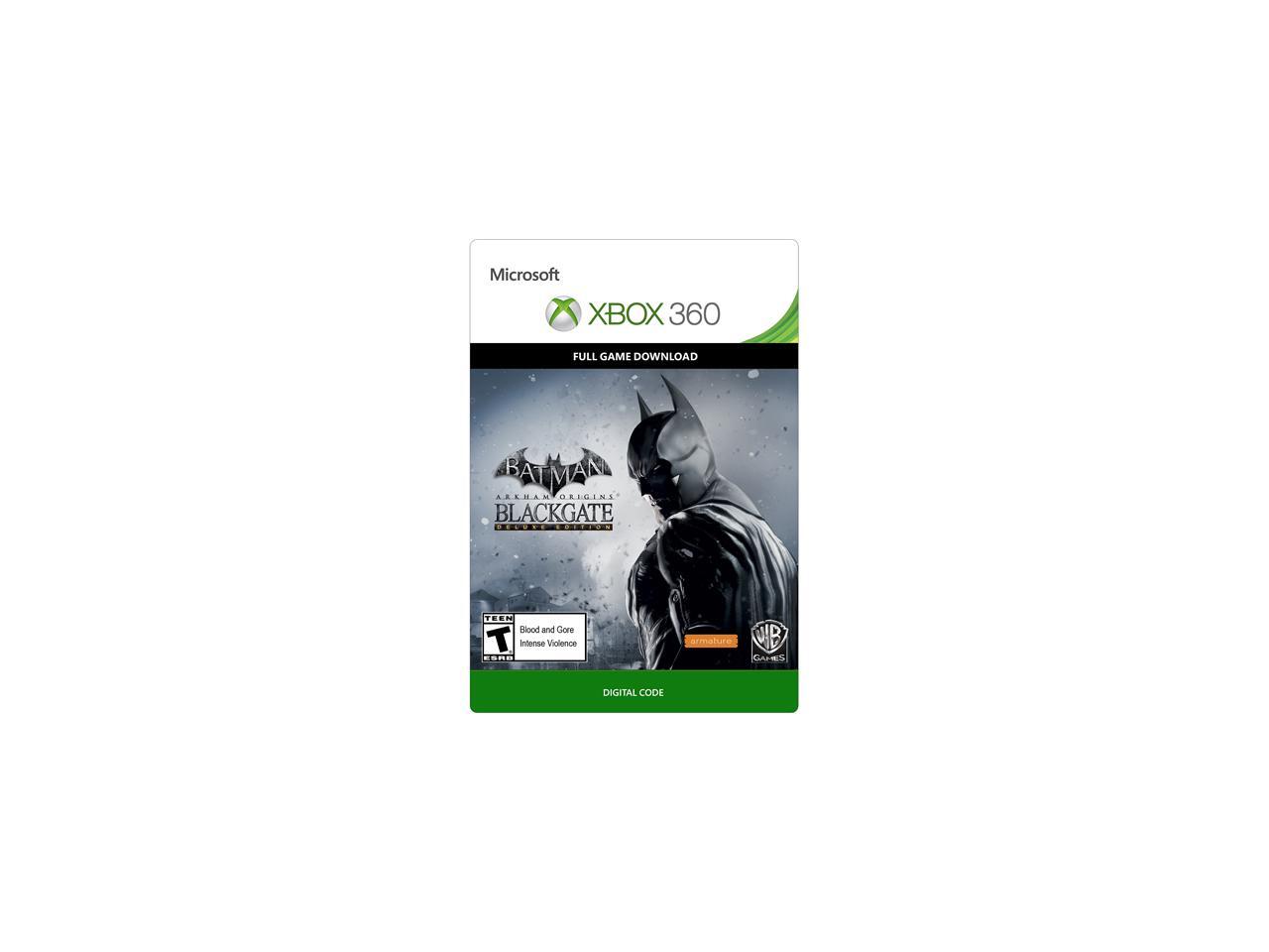 Batman: Arkham Origins Blackgate Deluxe XBOX 360 [Digital Code ...