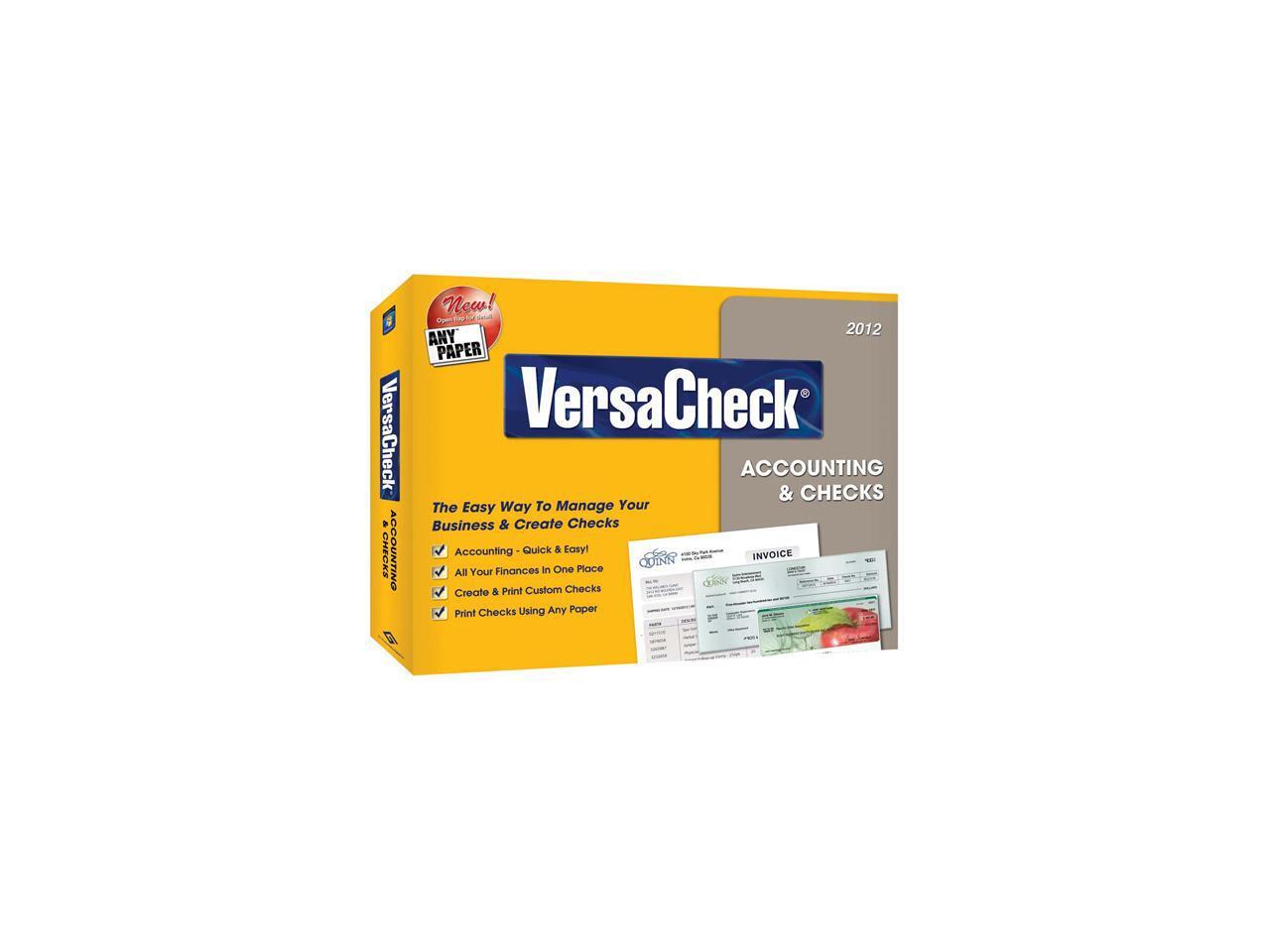 VersaCheck 2012 Accounting & Checks - Newegg.com