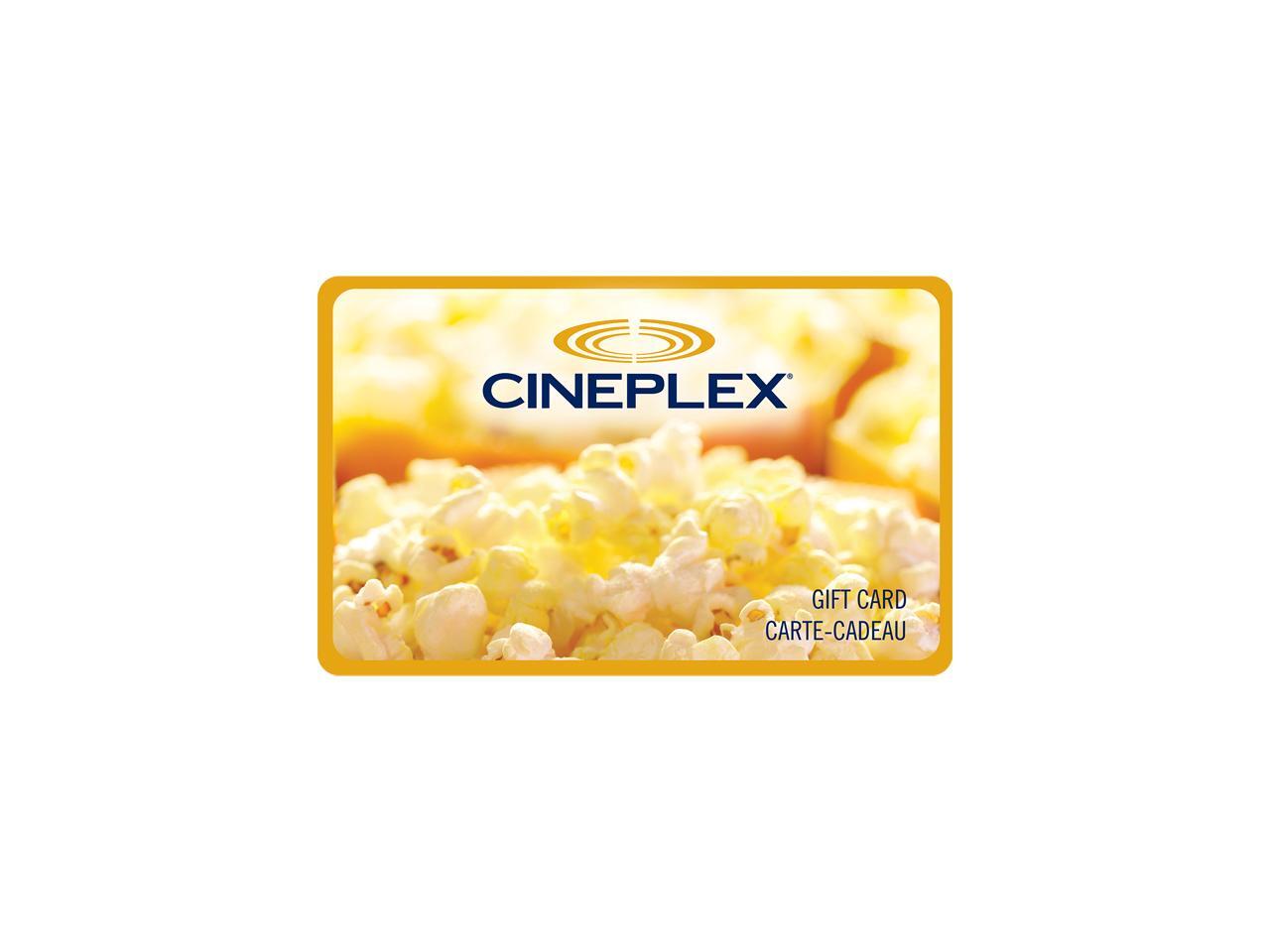 Cineplex $15 Gift Card (Email Delivery) - Newegg.ca