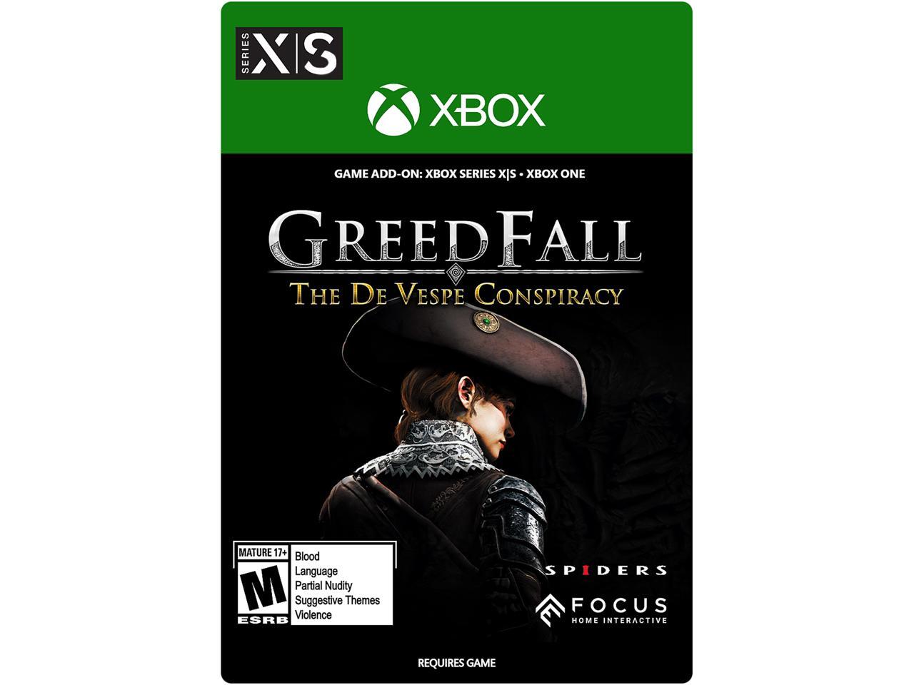 GreedFall - The De Vespe Conspiracy Xbox Series X|S, Xbox One [Digital ...