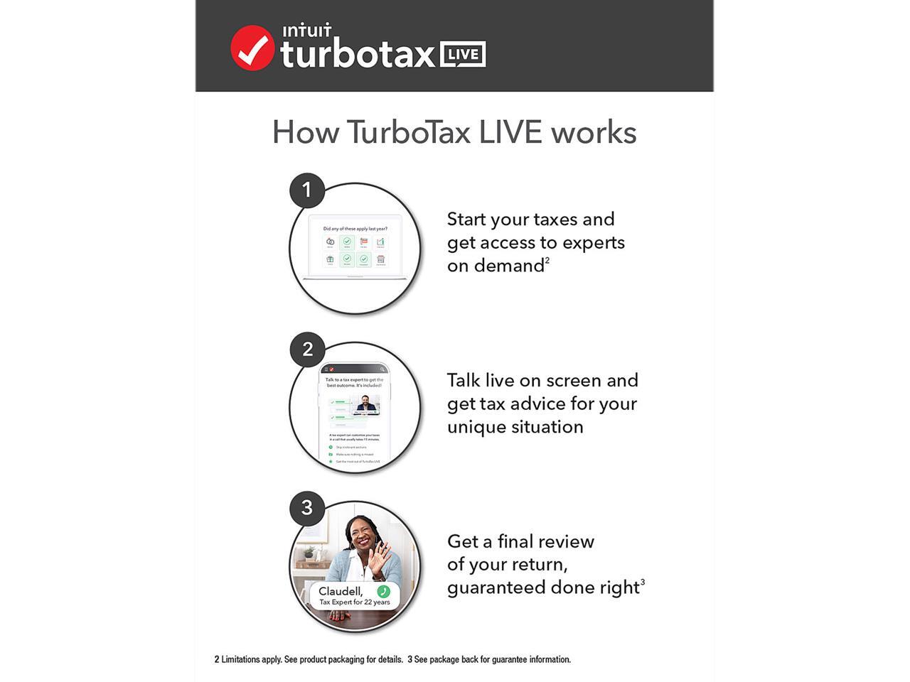 TurboTax LIVE Deluxe, Tax Experts and CPAs on Your Screen to help plus ...