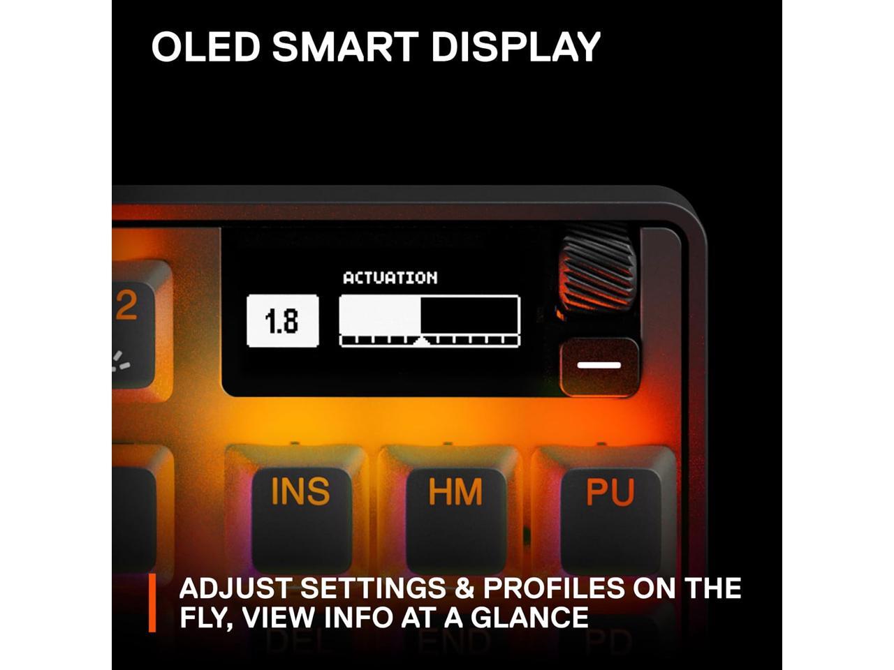 SteelSeries Apex Pro TKL HyperMagnetic Gaming Keyboard - World's ...