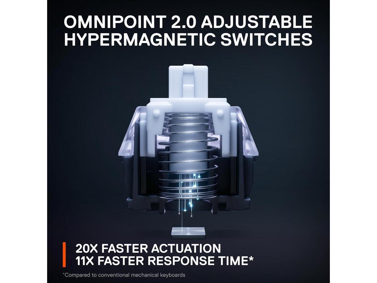 SteelSeries Apex Pro TKL HyperMagnetic Gaming Keyboard - World's ...