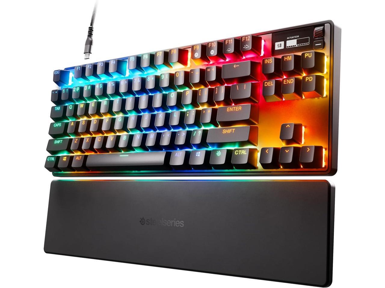 SteelSeries Apex Pro TKL HyperMagnetic Gaming Keyboard - World's ...