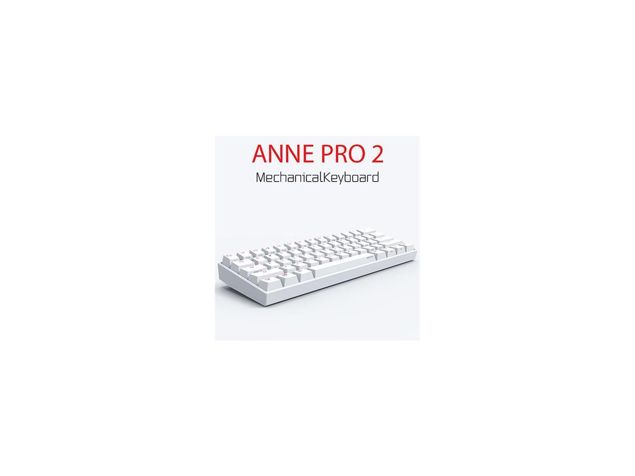 Anne Pro 2 60% Mechanical Keyboard Wired/Wireless Dual Mode Full RGB ...