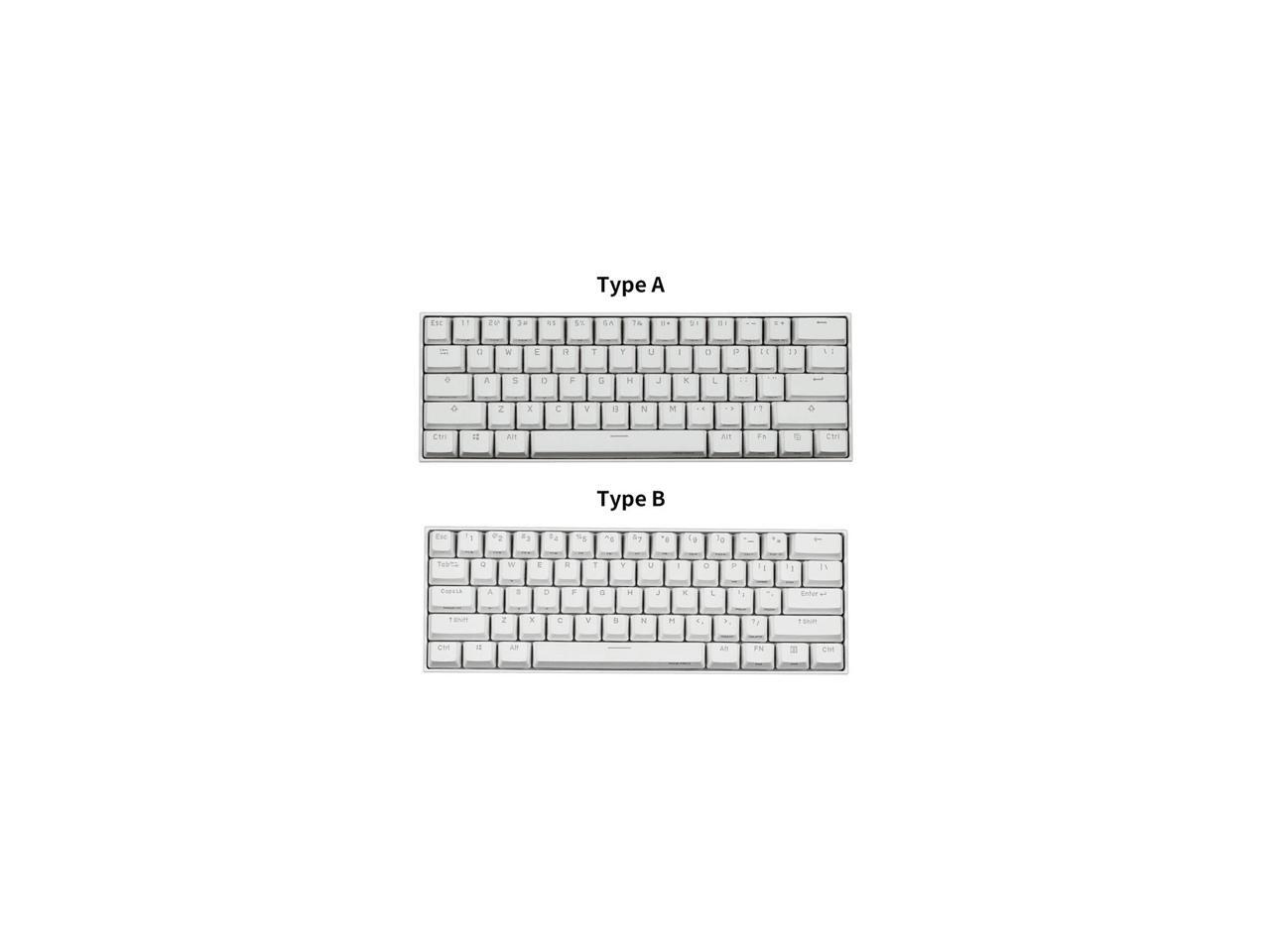 Anne Pro 2 60% Mechanical Keyboard Wired/Wireless Dual Mode Full RGB ...