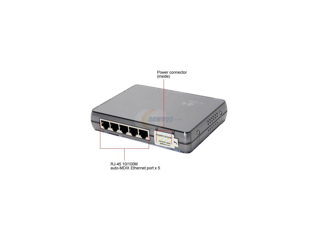 3com 3CFSU05 Switch 5 - Newegg.com