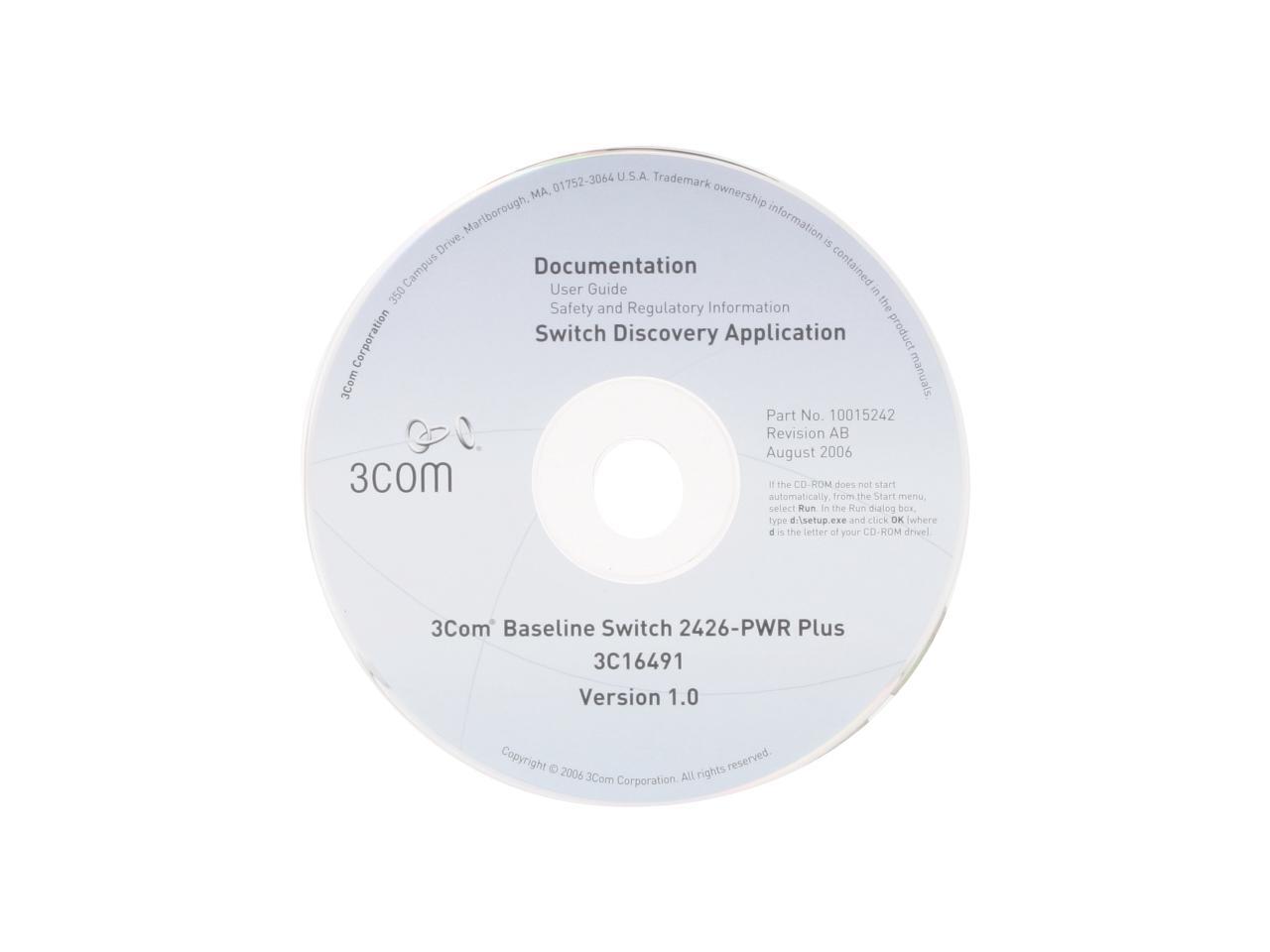3com 3C16491 Baseline Switch 2426-PWR Plus - Newegg.com