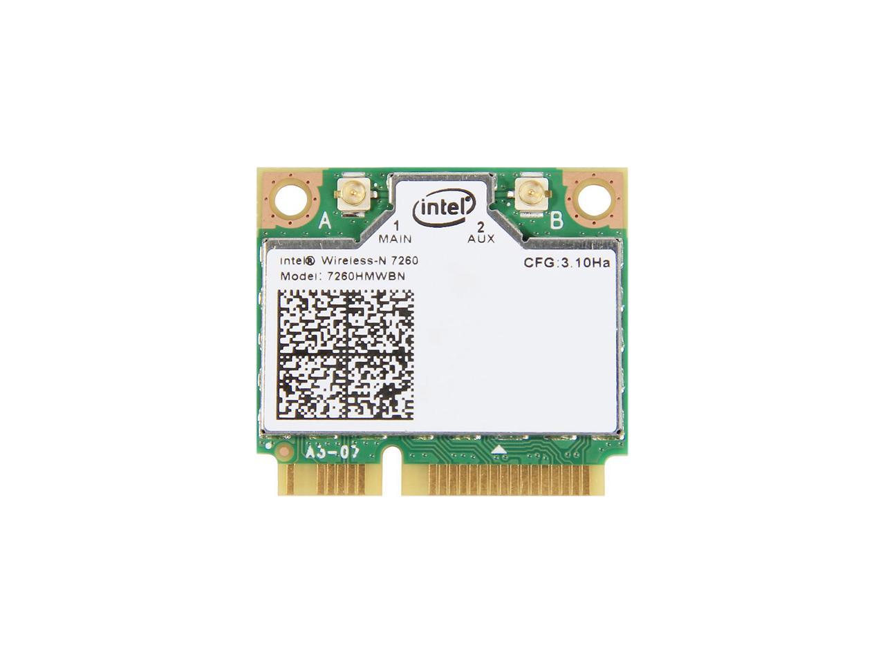 Intel 7260HMW BN IEEE 802.11 N300 Mini PCI Express plus Bluetooth 4.0 - Wi-Fi/Bluetooth Combo ...