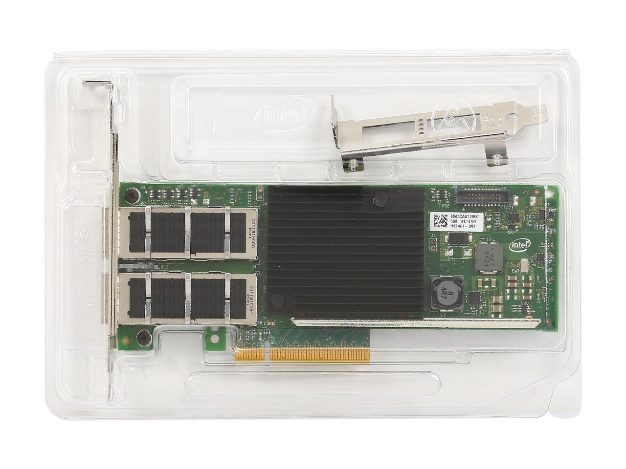 Intel XL710QDA2BLK PCIe 3.0, x8 Dual port Ethernet Converged Network ...