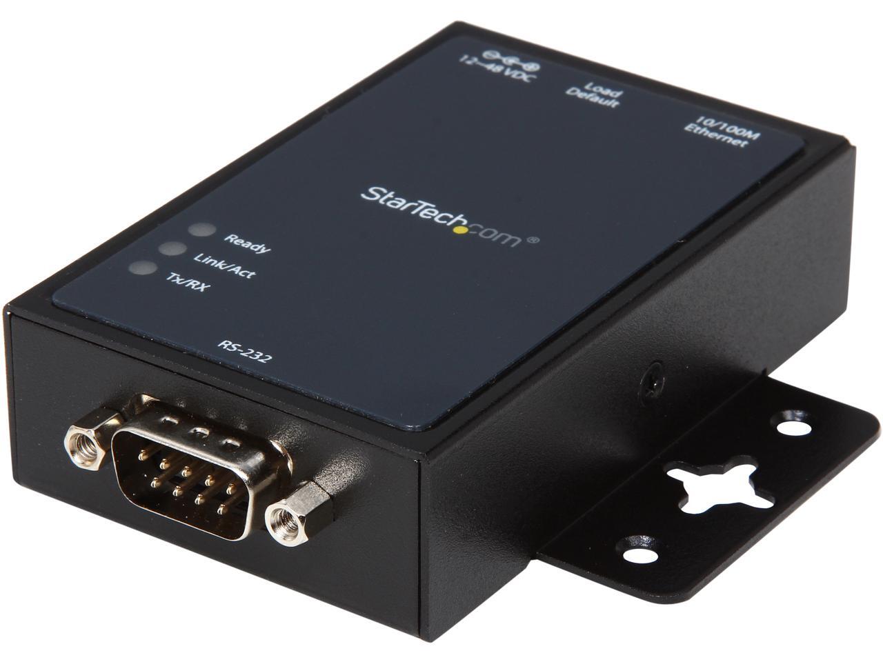 StarTech NETRS2321P 1 Port RS232 Serial To IP Ethernet Converter StarTech NETRS2321P 1 Port RS232 Serial To IP Ethernet Converter