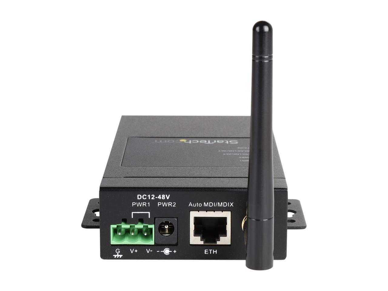 StarTech.com NETRS232485W 1 Port Industrial RS-232 / 422 / 485 Serial ...