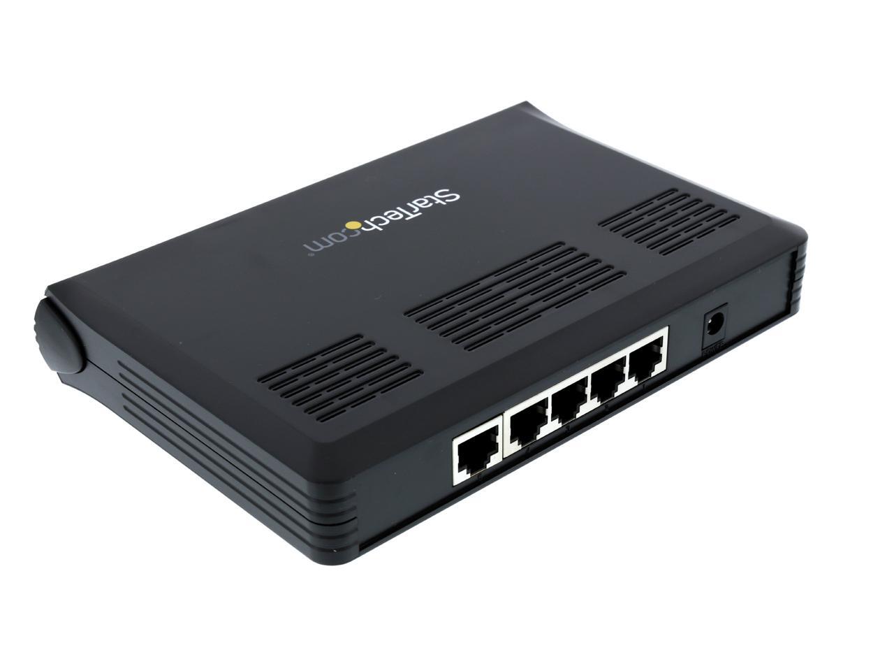 StarTech.com DS51002 5 Port Unmanaged Energy-Efficient Gigabit Ethernet ...