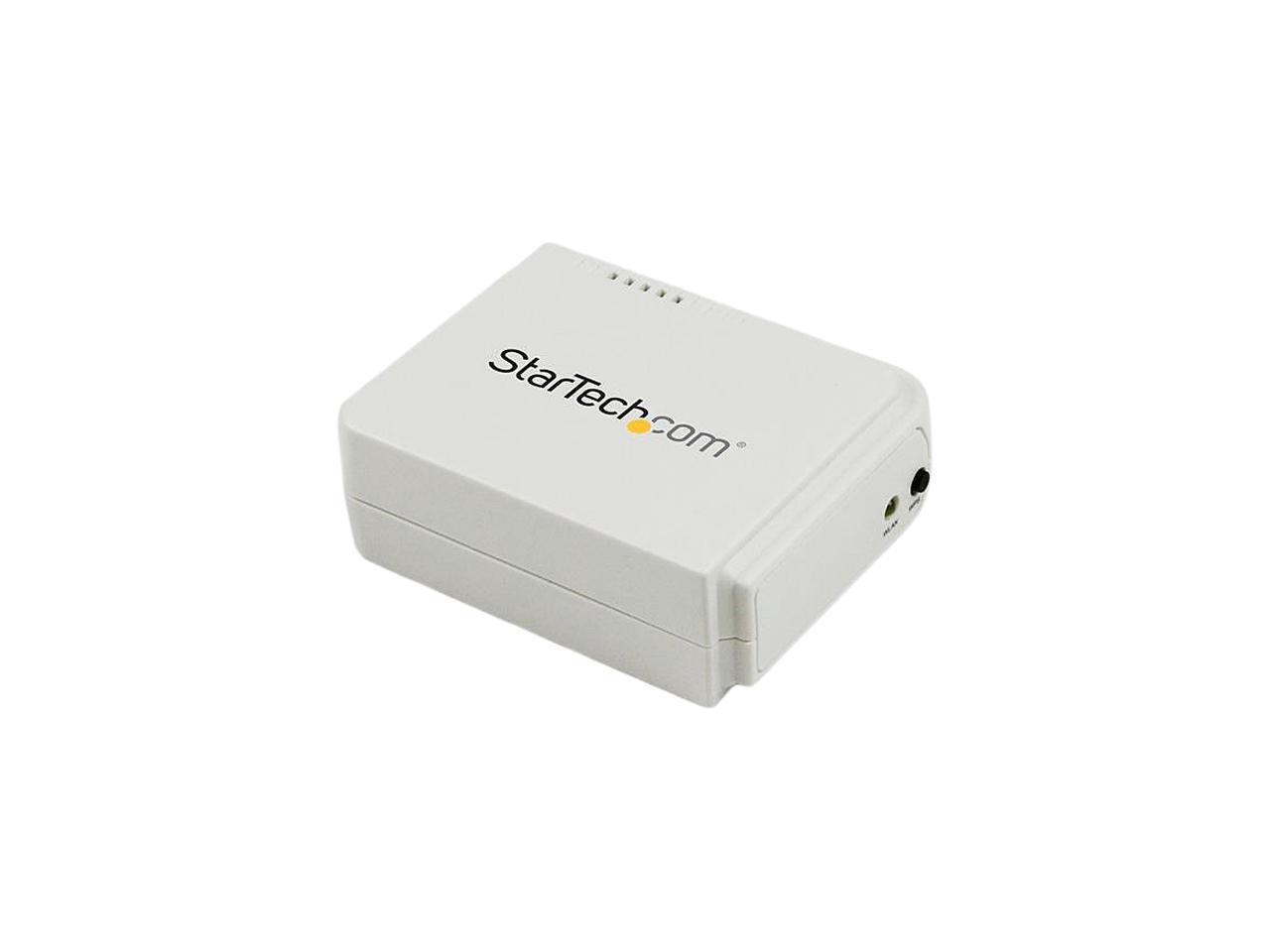 StarTech.com 1 Port USB Wireless N Network Print Server - Newegg.com