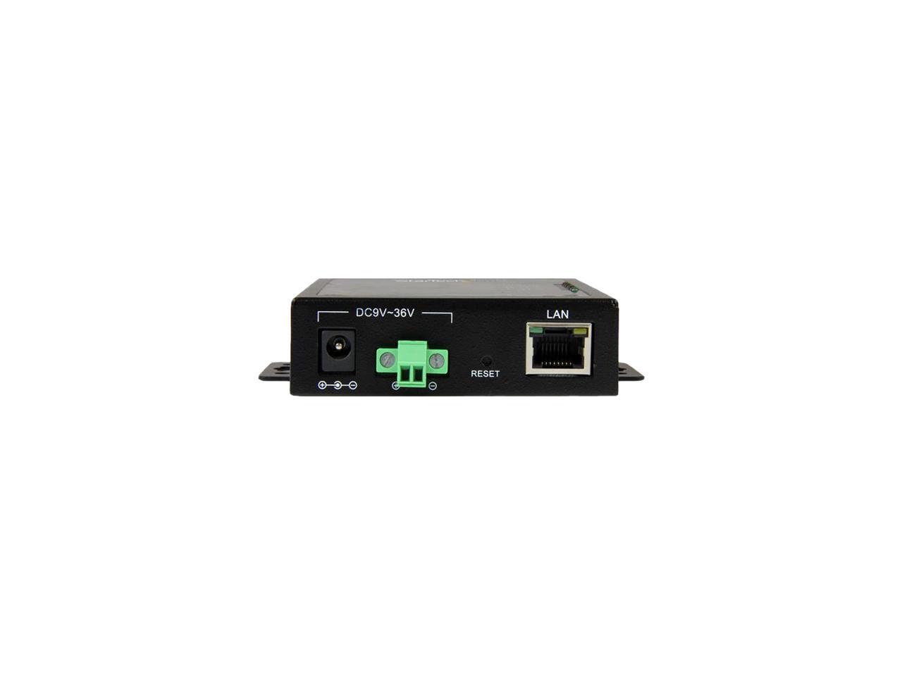 STARTECH NETRS2322P 2-Port Serial-to-IP Ethernet Device Server - RS232 - Metal and Mountable ...