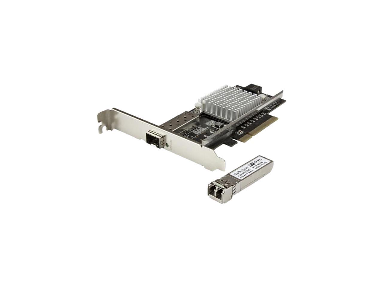 StarTech PEX10000SRI 1-Port 10G Open SFP+ Fiber Optic Network Card ...
