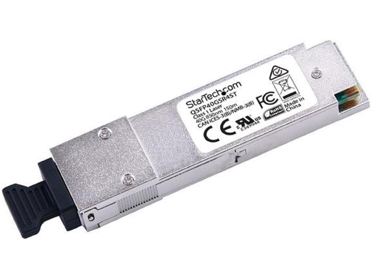 StarTech.com QSFP40GSR4ST Cisco QSFP-40G-SR4 Compatible QSFP+ Module - 40GBASE-SR4 Fiber Optical ...