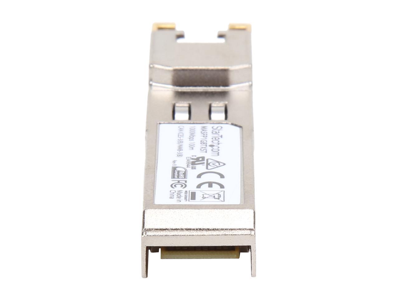 StarTech.com MASFP1GBTXST Cisco Meraki MA-SFP-1GB-TX Compatible SFP ...