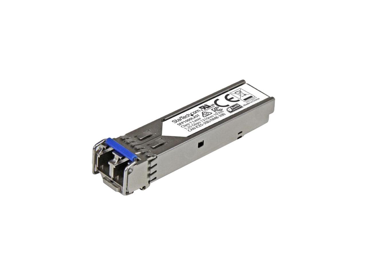 StarTech.com SFP1000LXST 1000BASE-LX SFP Transceiver Module - 1 Gbps - 10 km - MSA Compliant ...
