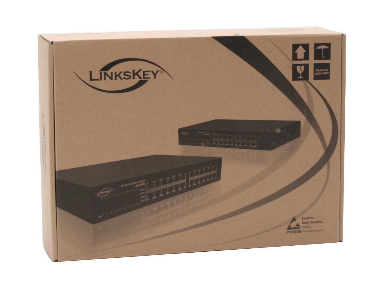 LINKSKEY LKS-SR24 Desktop Fast Ethernet Switch - Newegg.com