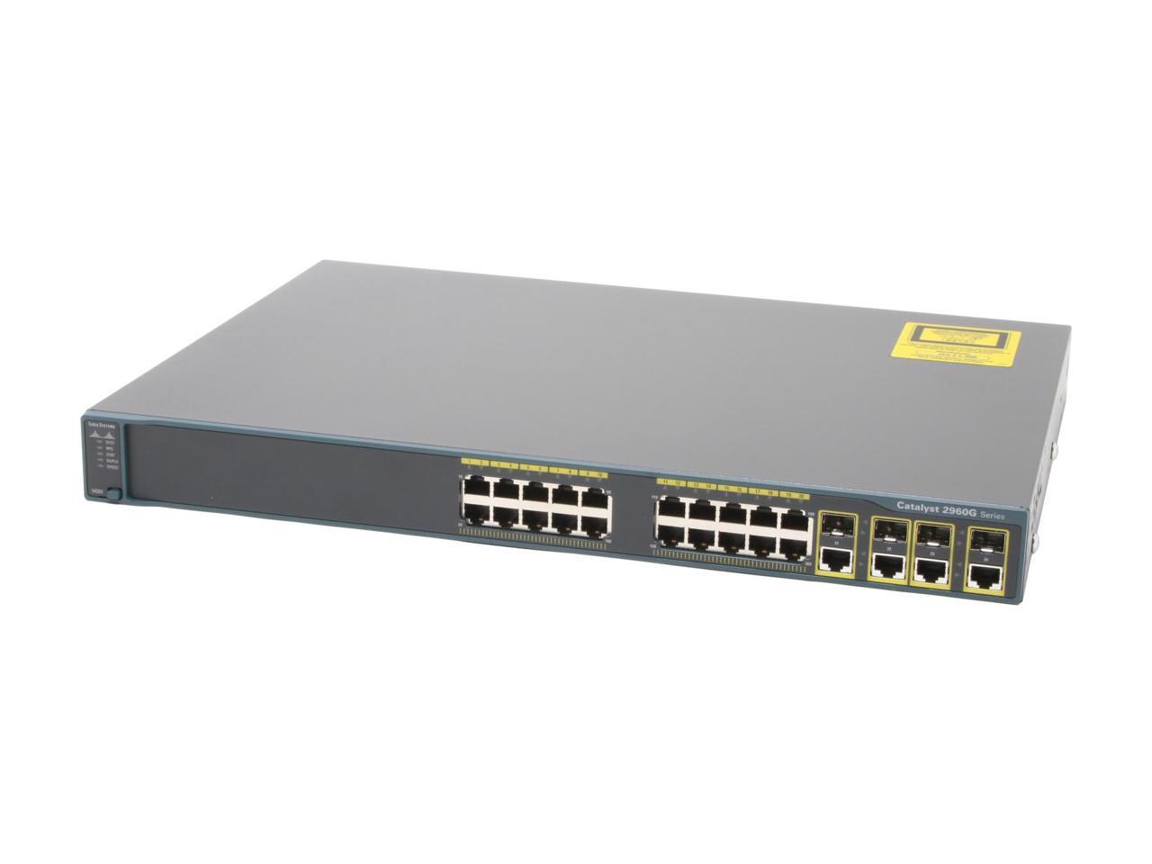 CISCO Catalyst 2960 WS-C2960G-24TC-L Switch - Newegg.com