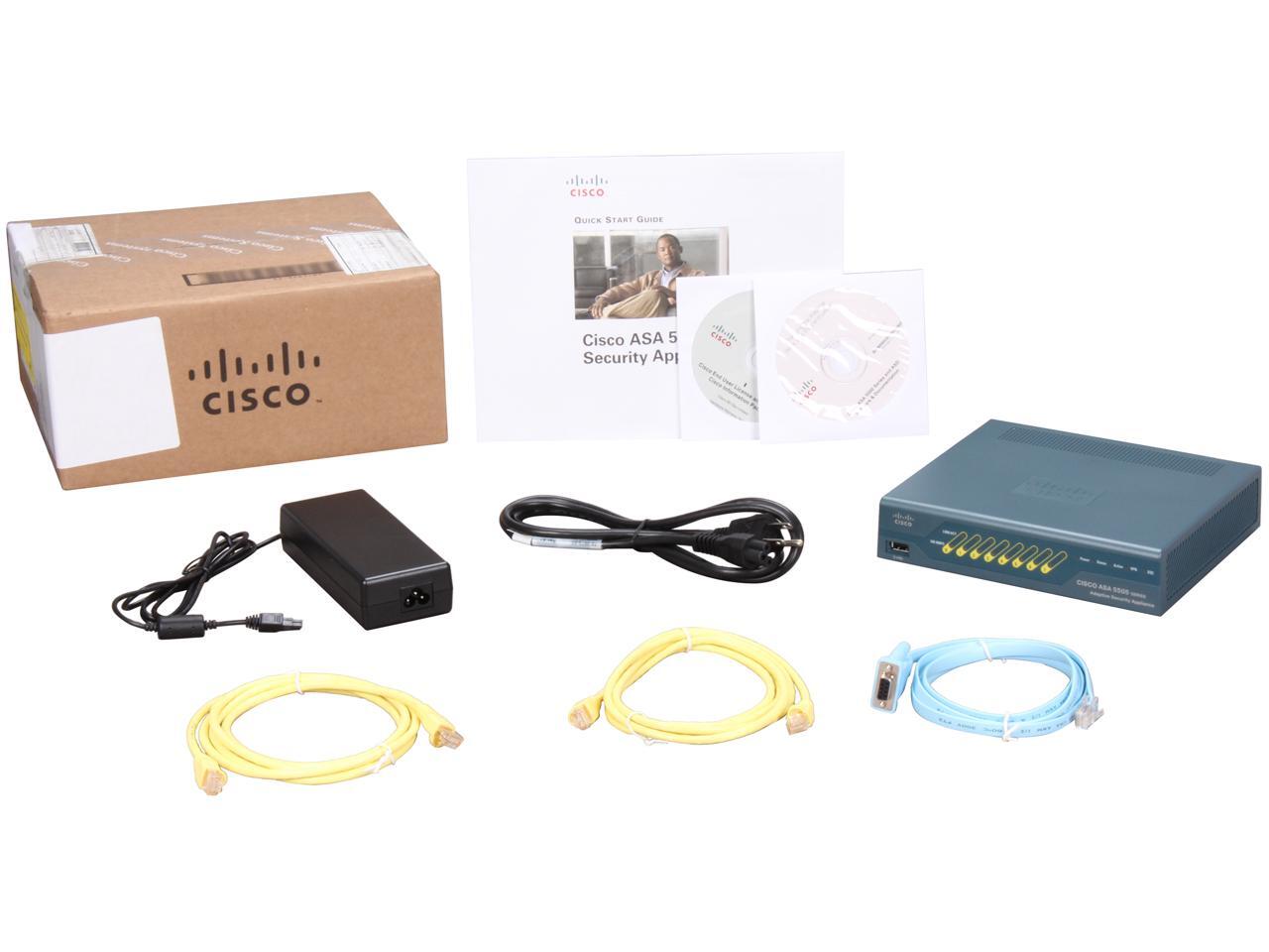 CISCO ASA5505-50-BUN-K9 VPN Wired ASA 5505 Security Appliance - Newegg.com