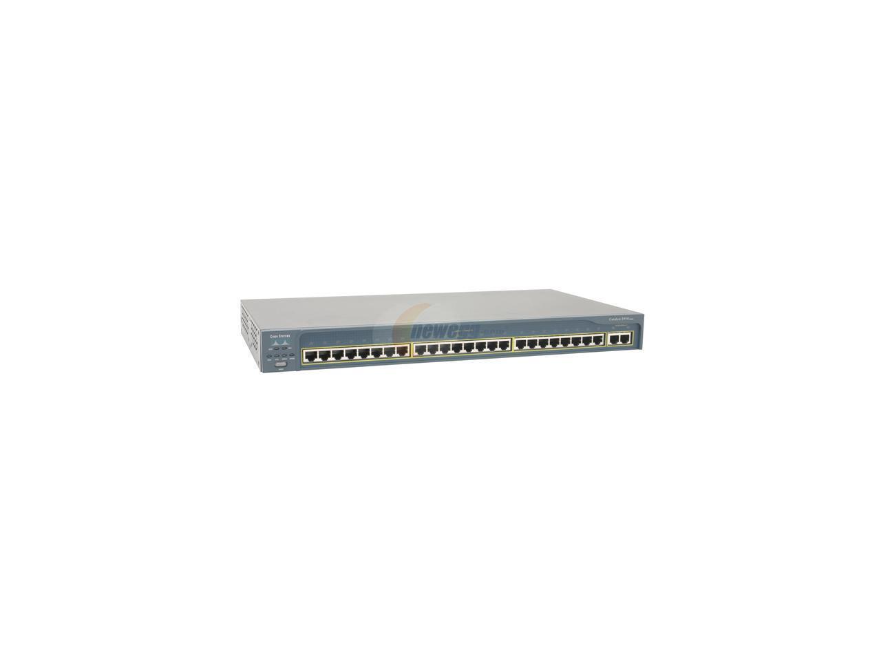 CISCO Catalyst 2950 WS-C2950T-24 10/100Mbps + 1000Mbps Switch 24 10/100 ...