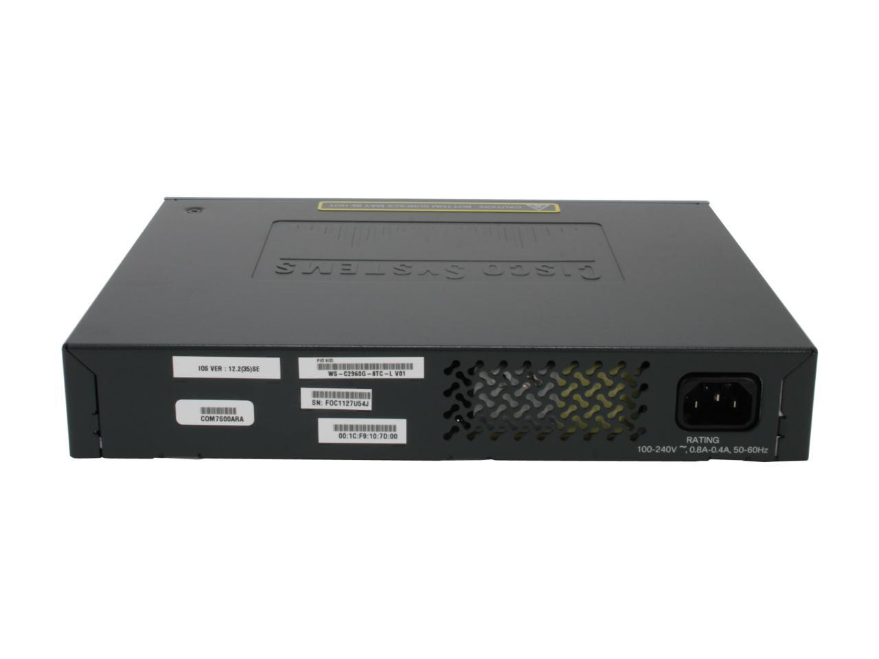 CISCO WS-C2960G-8TC-L 1000Mbps Switch 7 Ethernet ports - Newegg.com
