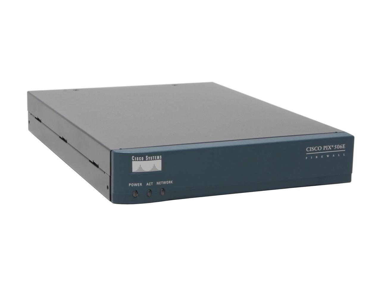 CISCO PIX-506E-BUN-K9 WAN Ports 1 x 10/100Mbps LAN Ports 1 x 10/100Mbps ...