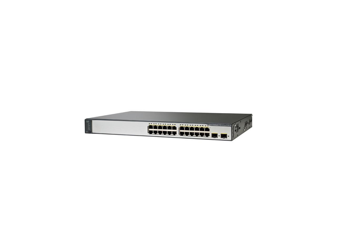 CISCO Catalyst 3750 v2 Series WS-C3750V2-24PS-S Switch - Newegg.com