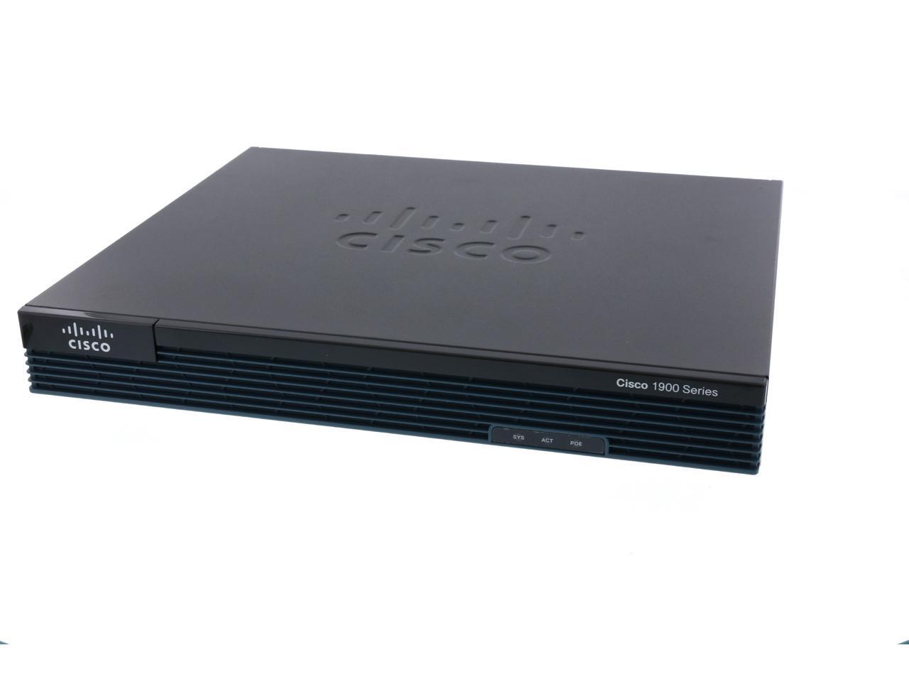 CISCO 1900 CISCO1921-SEC/K9 10/100/1000Mbps 1921 Multi Service Router ...