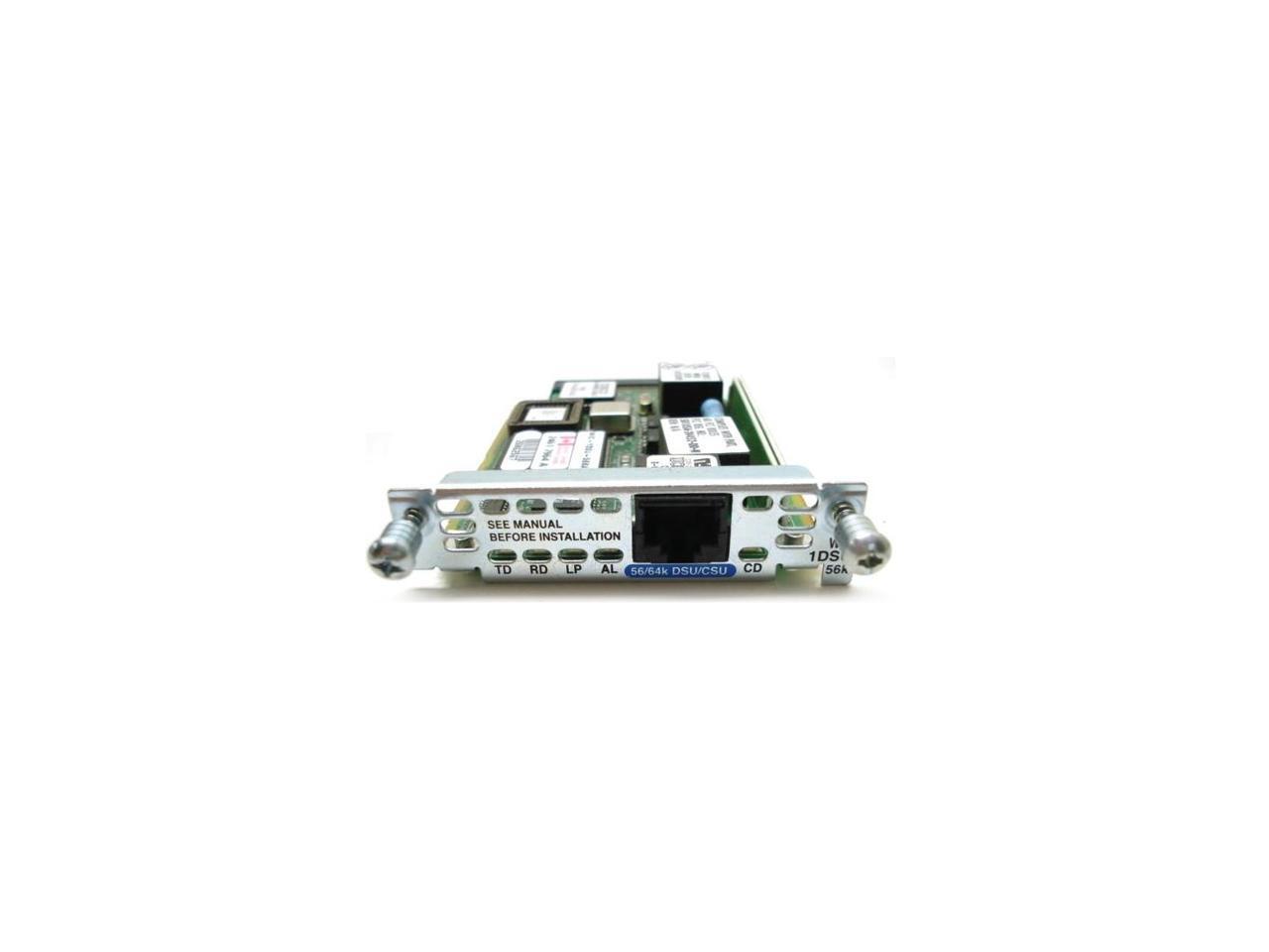 Cisco WIC-1DSU-56K4= 1-Port 4-Wire 56Kbps Dsu/Csu Wan Interface Card ...