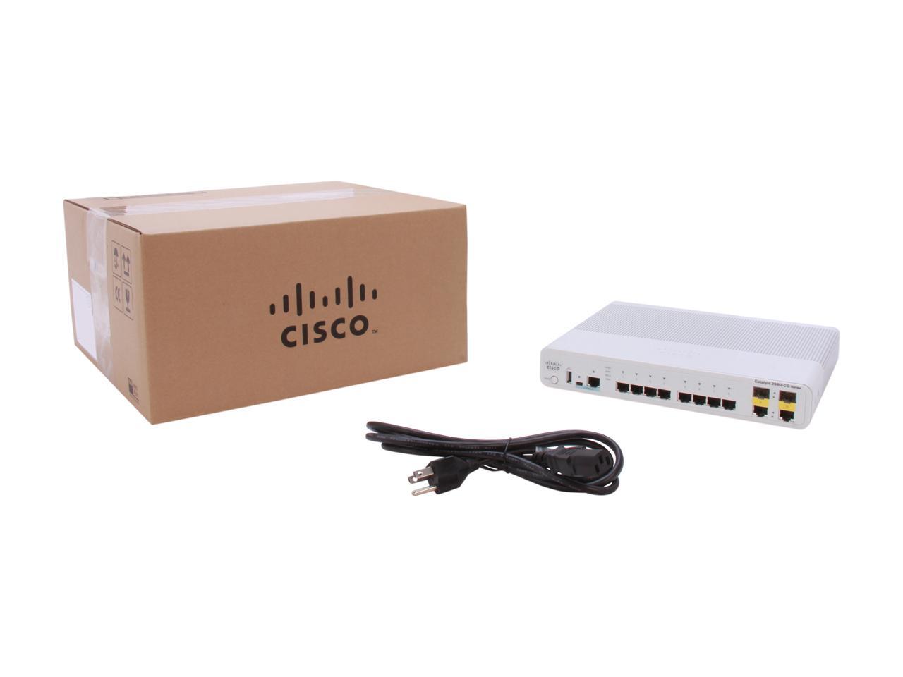CISCO Catalyst 2960-C WS-C2960CG-8TC-L Managed Compact Switch - Newegg.com