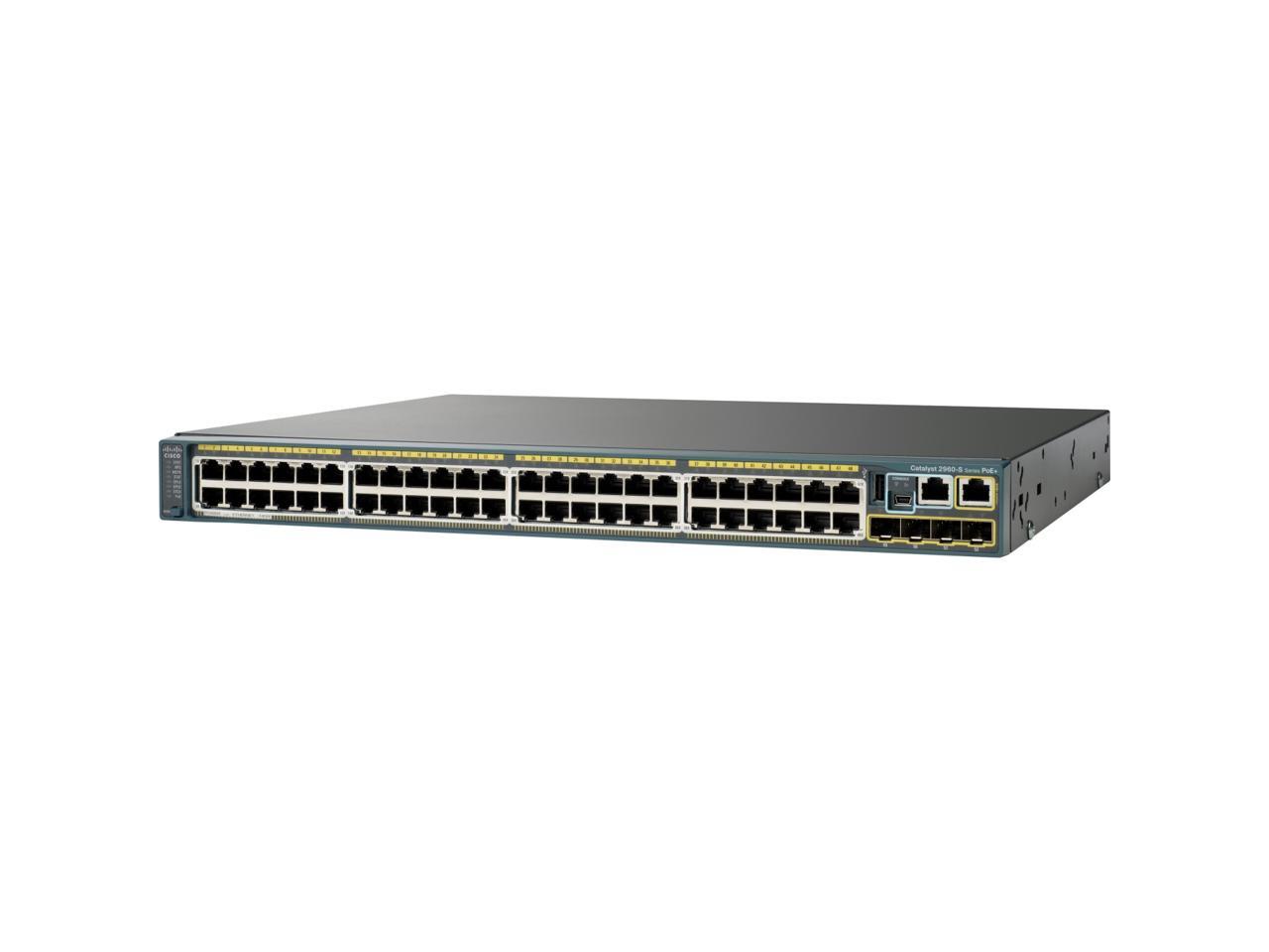 Cisco Catalyst 2960S-48TS-L Ethernet Switch - Newegg.com
