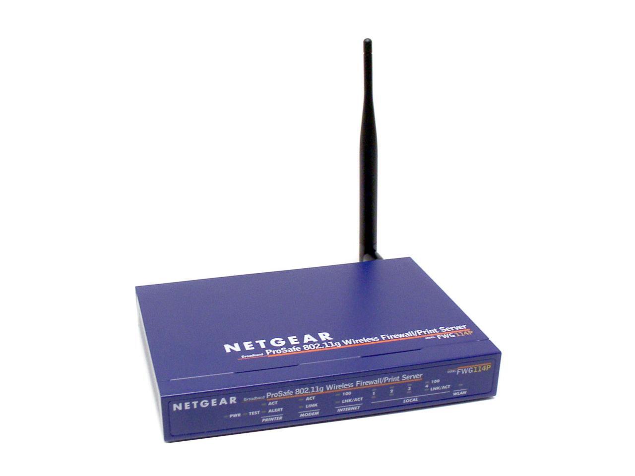 NETGEAR FWG114P VPN Wireless 802.11g Wireless VPN Firewall - Newegg.com