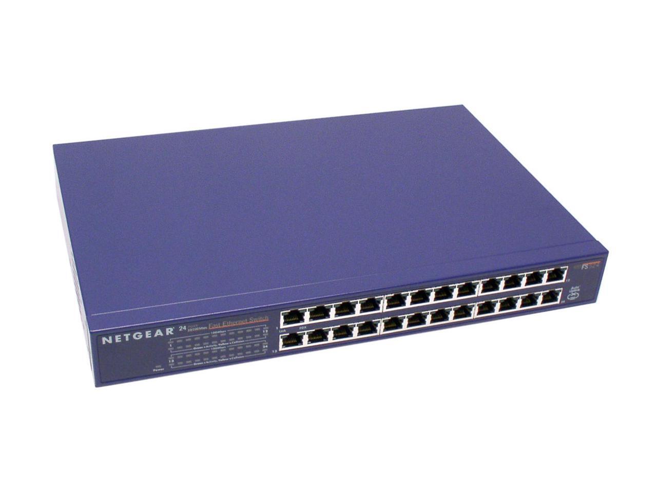 NETGEAR FS524 Rackmount Switch - Newegg.com