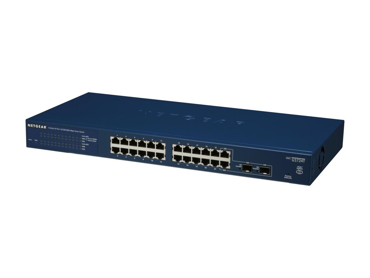 NETGEAR GS724T ProSafe Gigabit Smart Switch - Newegg.com