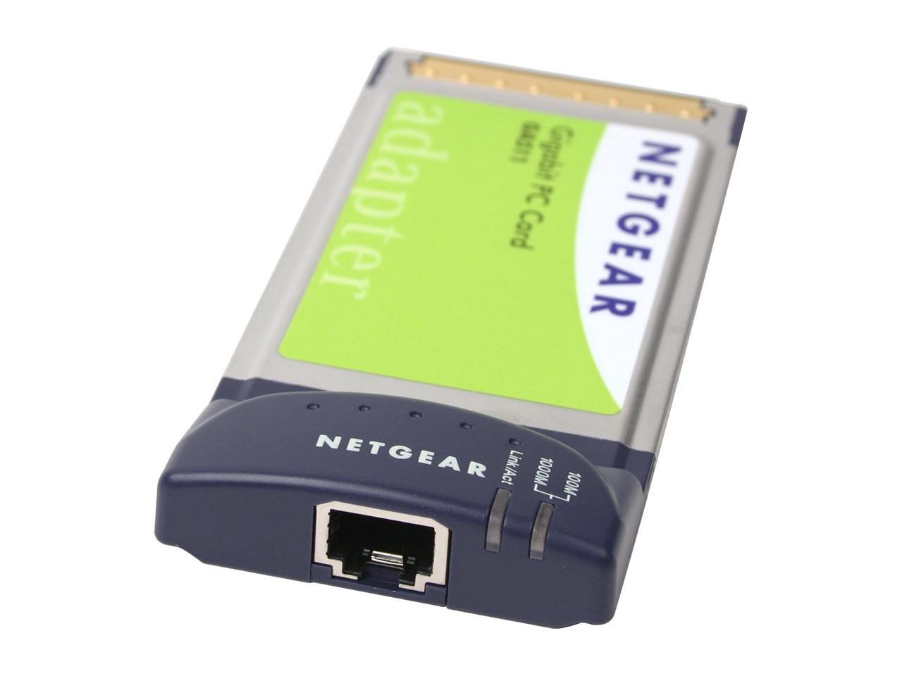 NETGEAR GA511 Gigabit PC Card with Jumbo Frame support 1 x RJ45 - Newegg.ca