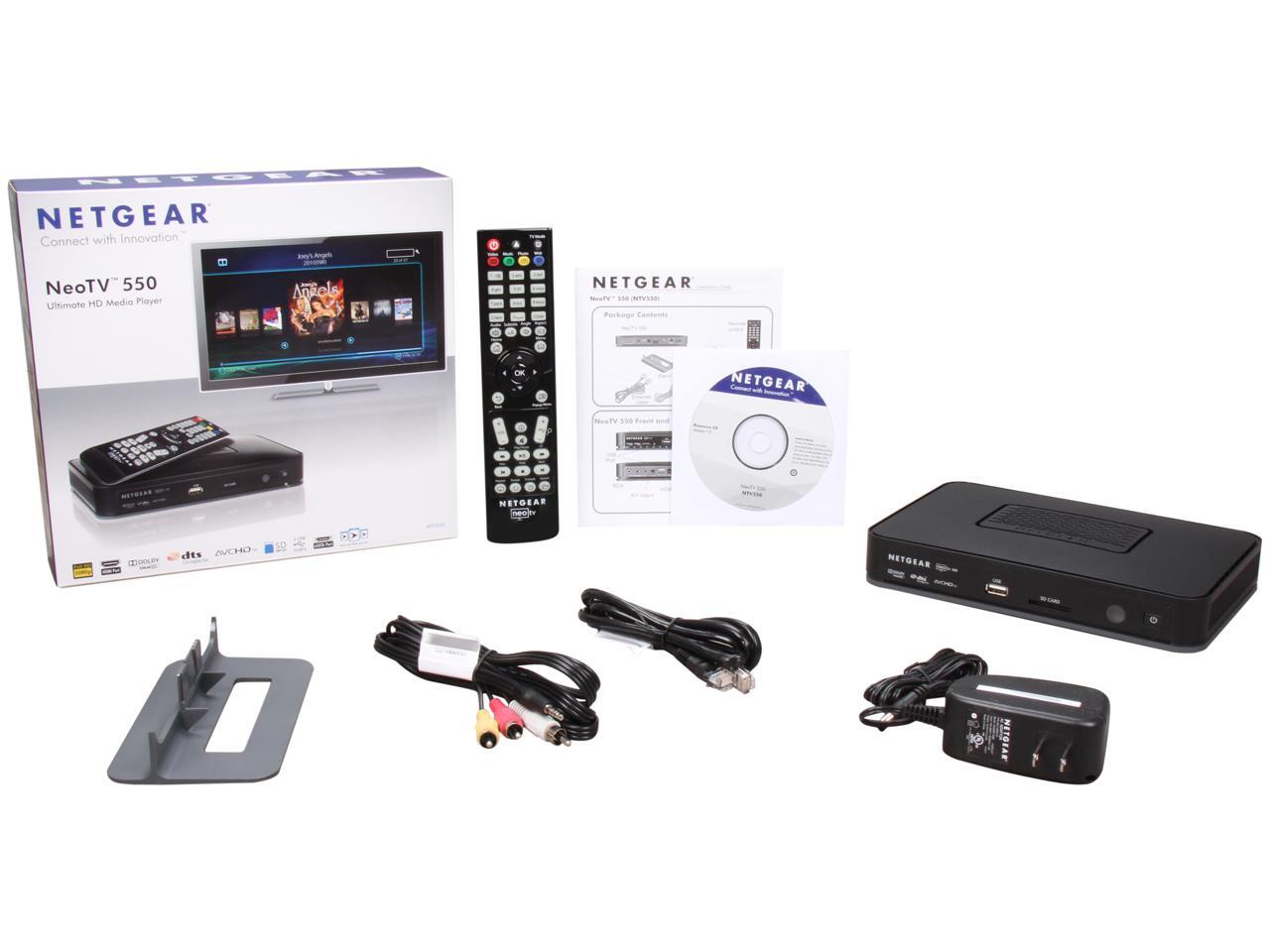 NETGEAR NTV550-100NAS Neo TV 550 Ultimate HD Media - Newegg.com