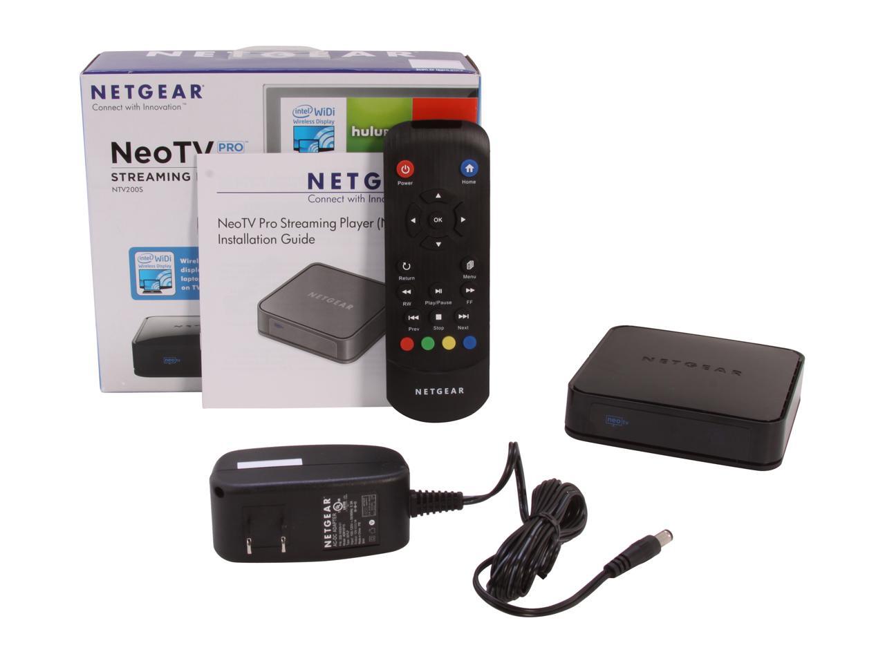 NETGEAR NTV200S-100NAS NeoTV Pro Streaming Player - Newegg.com