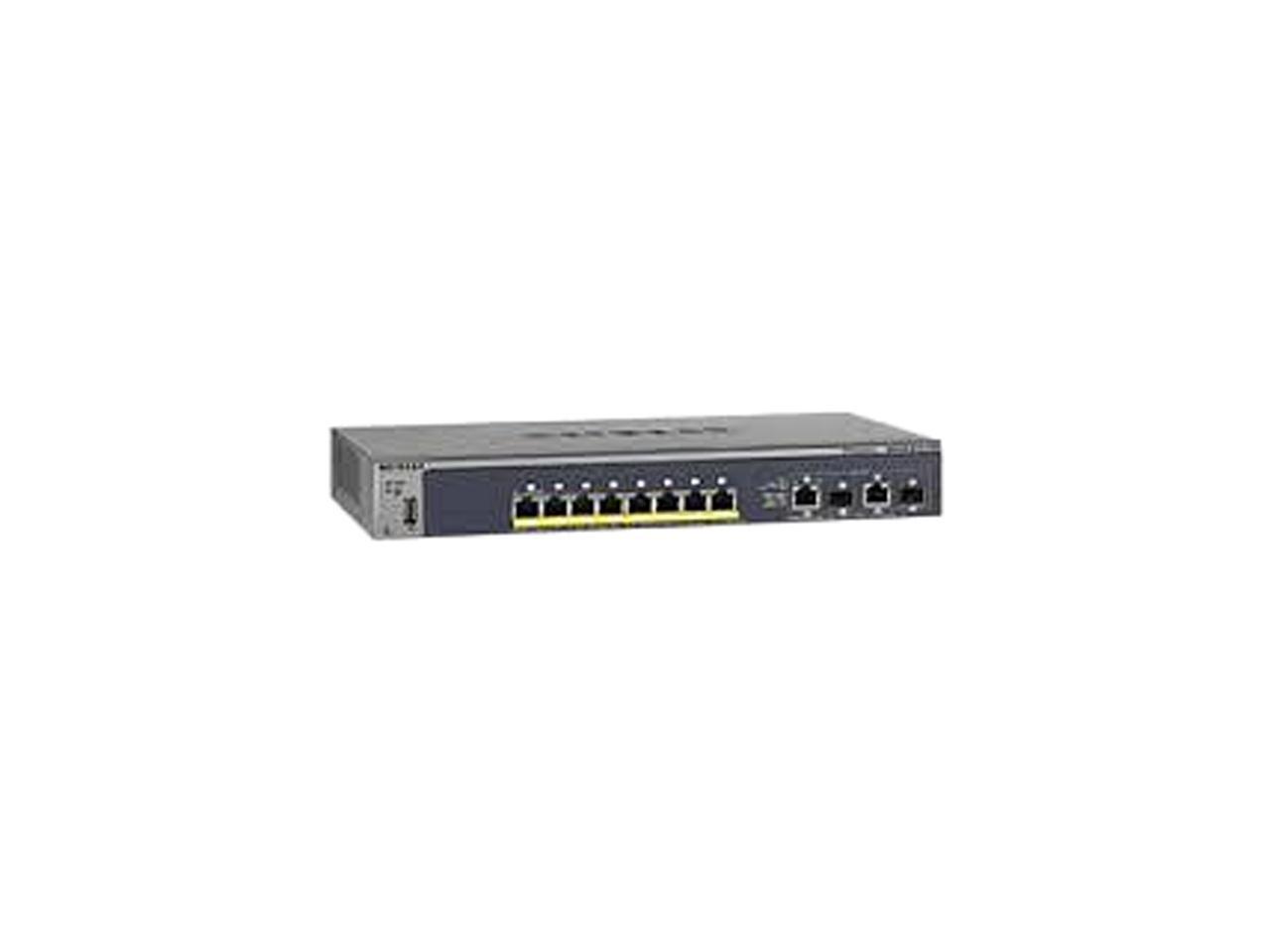 NETGEAR ProSafe M4100-D10-POE: 8-port 10/100 PoE Managed L2+ Switch ...