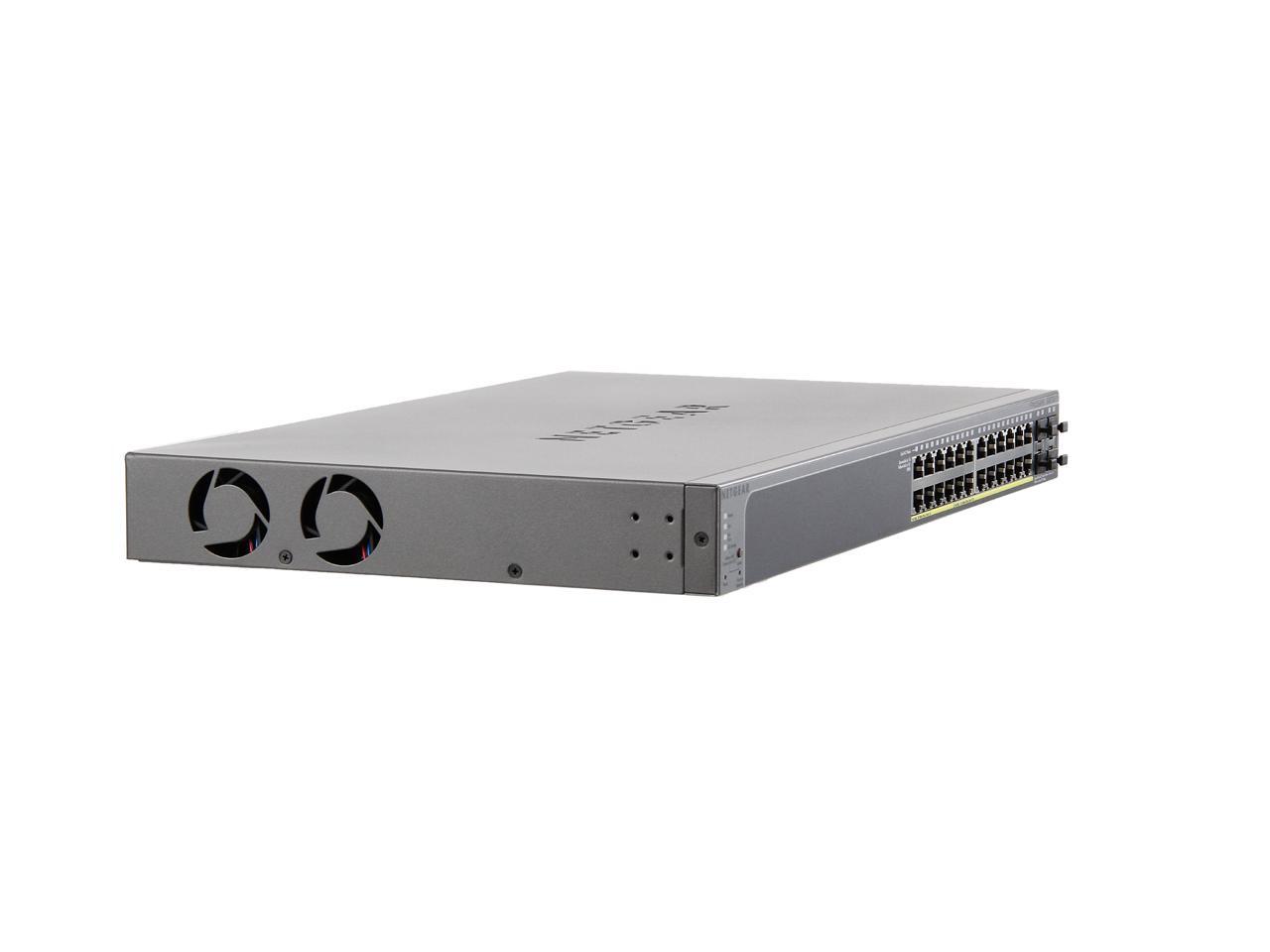 NETGEAR ProSAFE 24-Port Gigabit PoE Smart Managed Switch with 8 PoE+ ...
