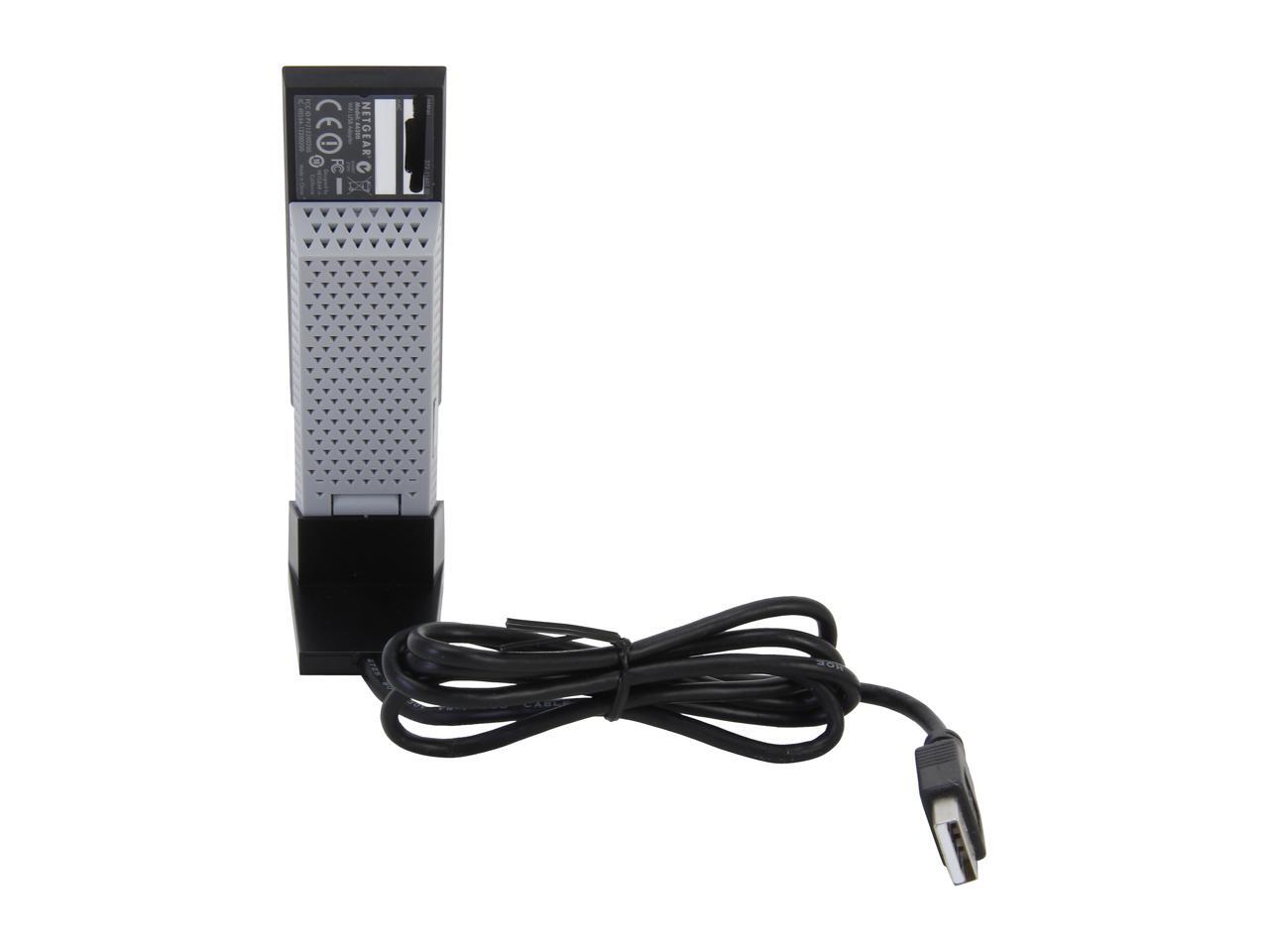 Refurbished: NETGEAR A6200-100NAR USB 2.0 Dual Band Wi-Fi Adapter ...